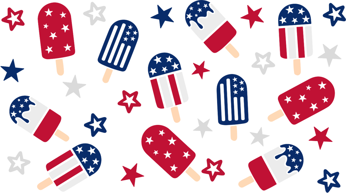 UV DTF Wrap-patriotic Popsicles and stars – The Craft Hut SCS
