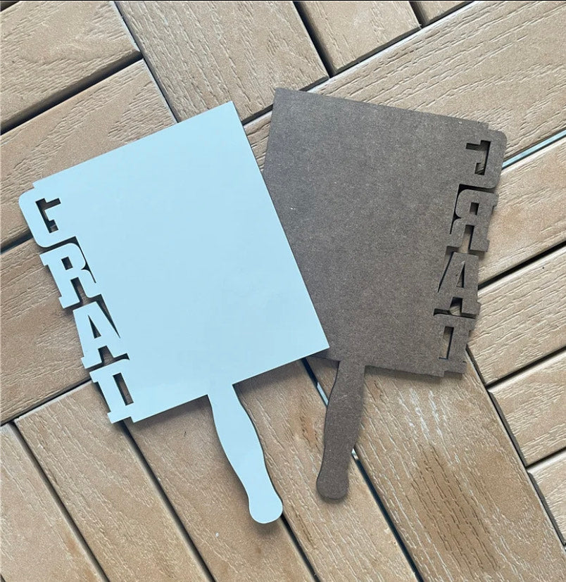 Sublimation Graduation Paddle - Graduation Fan - MDF Blank Fan – The ...