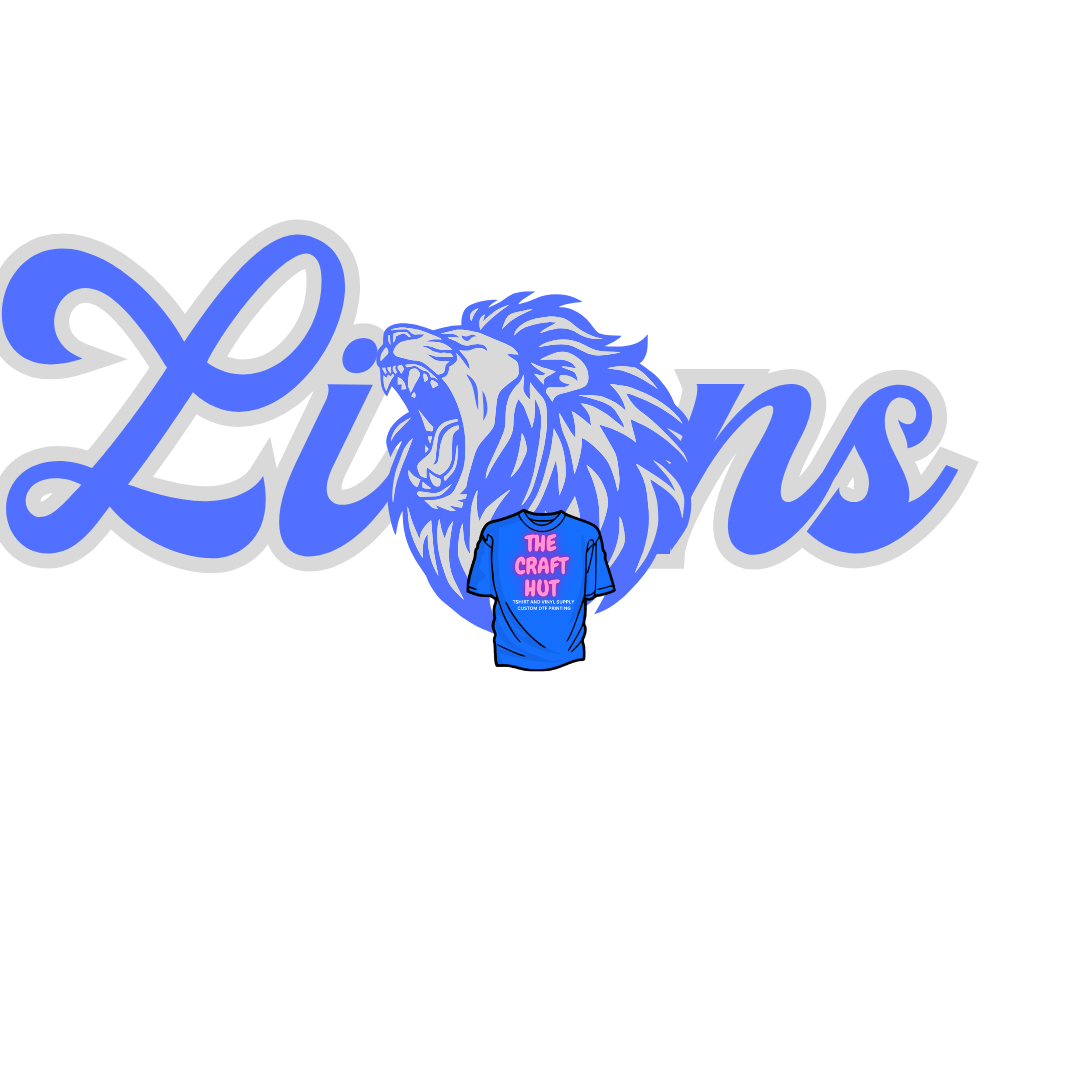 Lions DTF Transfer - Lions W/ A Lion Head – The Craft Hut SCS
