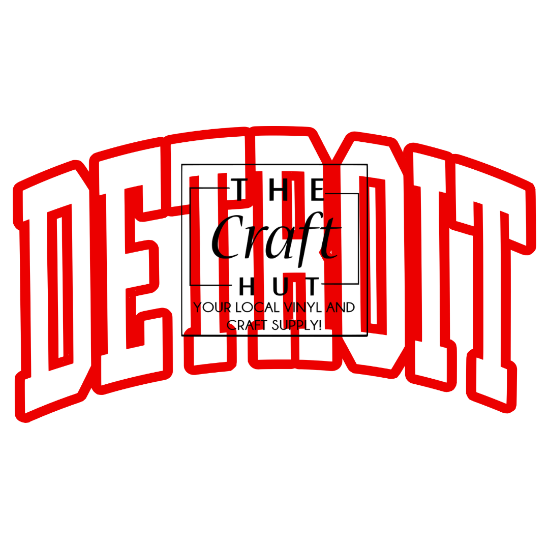 Red Wings DTF - Detroit Red and White Logo – The Craft Hut SCS