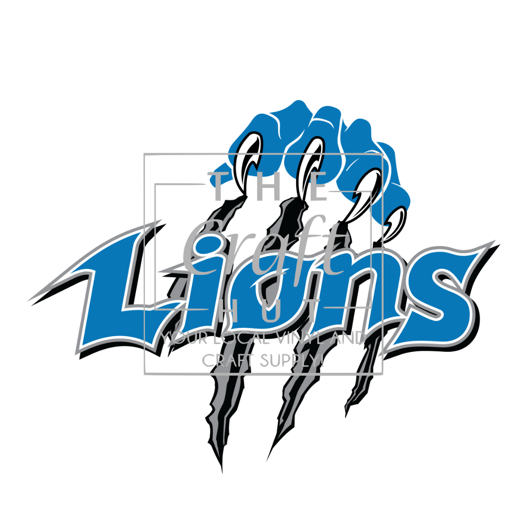 Lions DTF Transfer - Lions Claw – The Craft Hut SCS