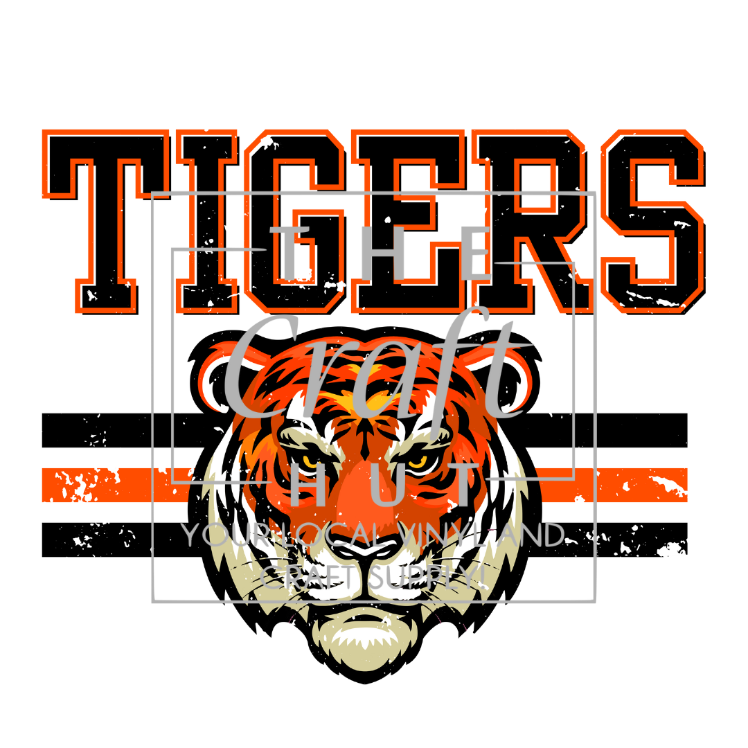 Tigers DTF Transfer - Tigers Stripe – The Craft Hut SCS