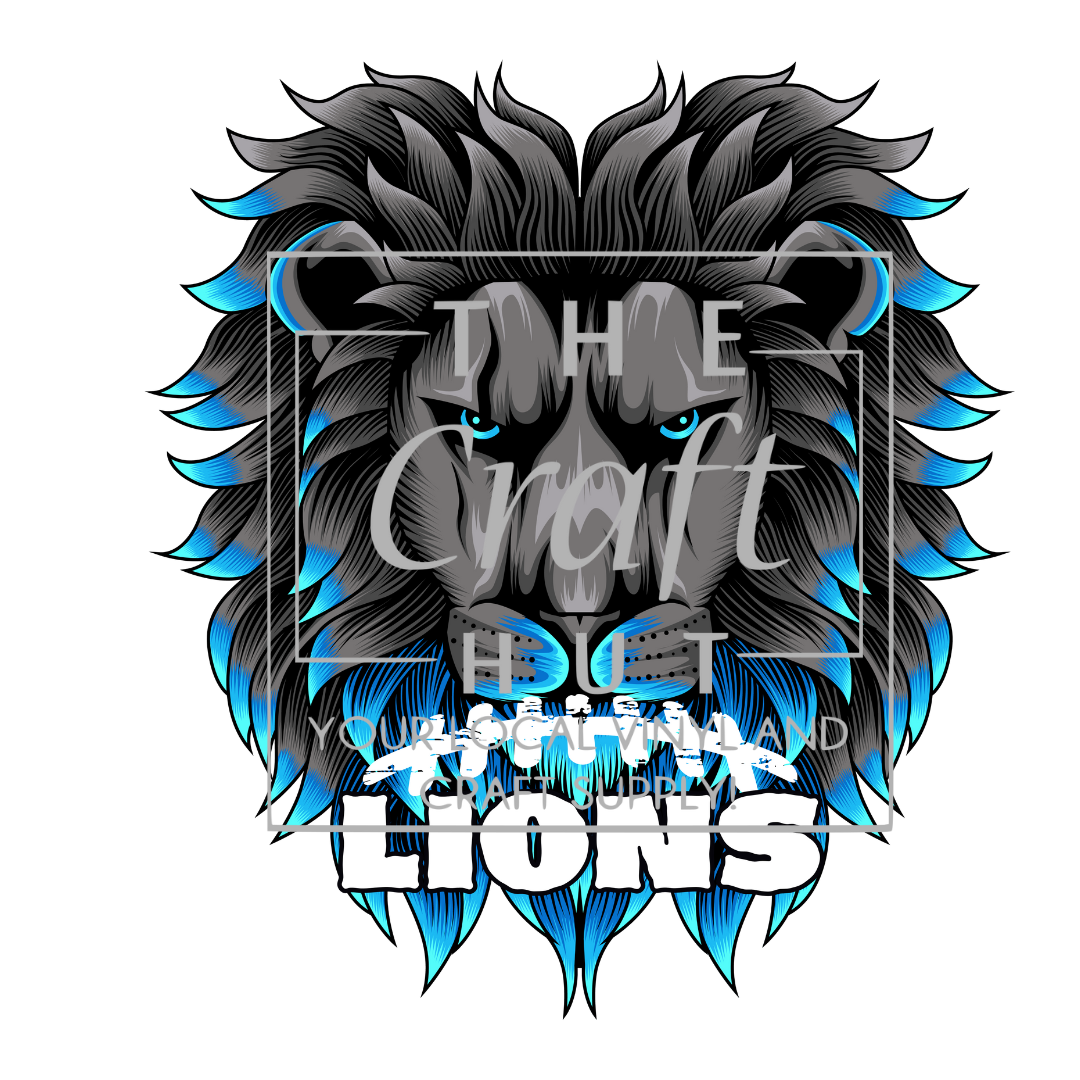 Lions DTF Transfer- Lions Head – The Craft Hut SCS