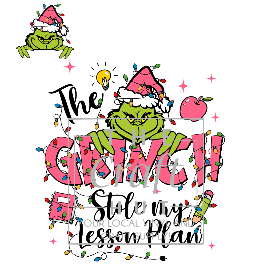 Christmas DTF Transfer - Stole My Lesson Plan – The Craft Hut SCS