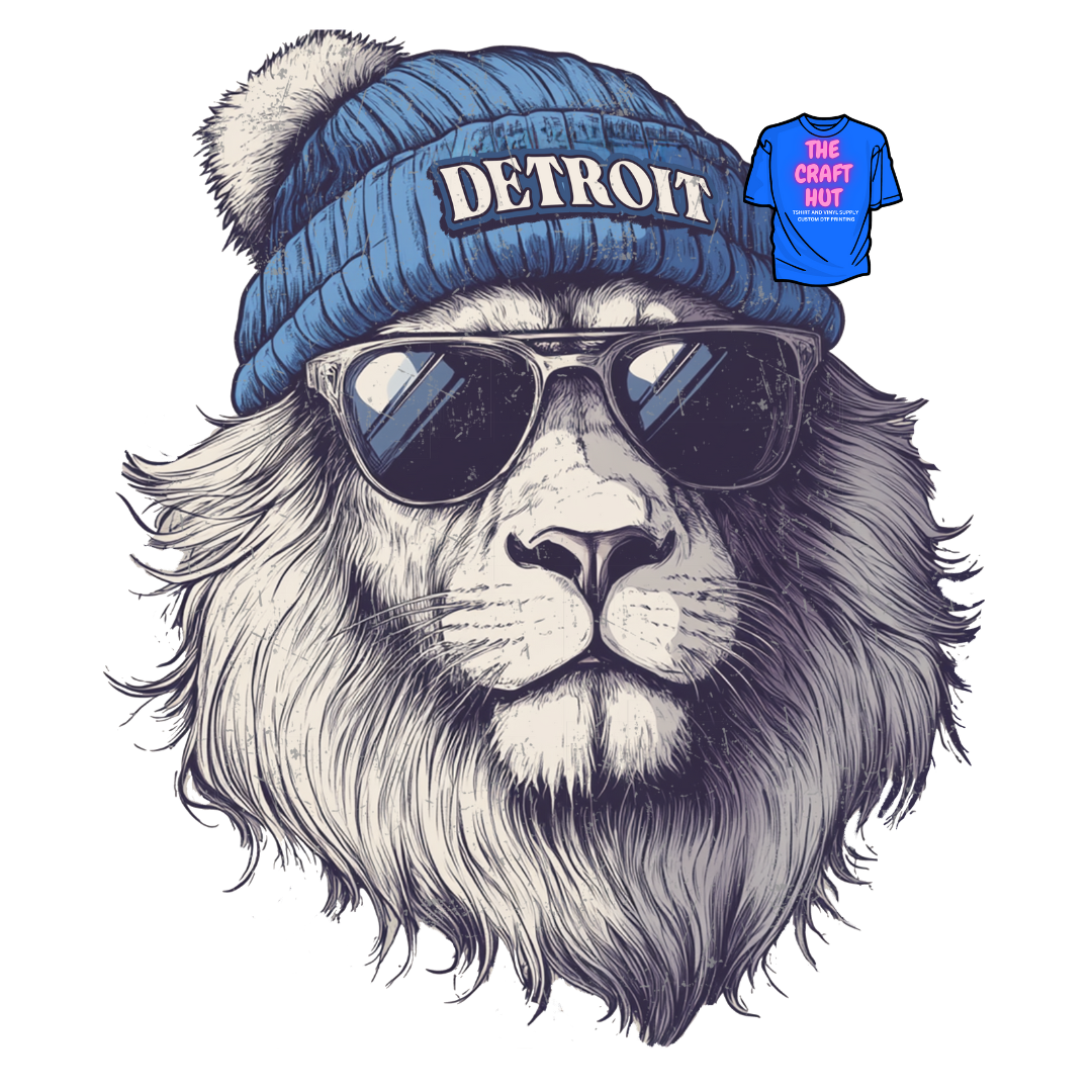 Lions DTF Transfer - Lion In Hat – The Craft Hut SCS