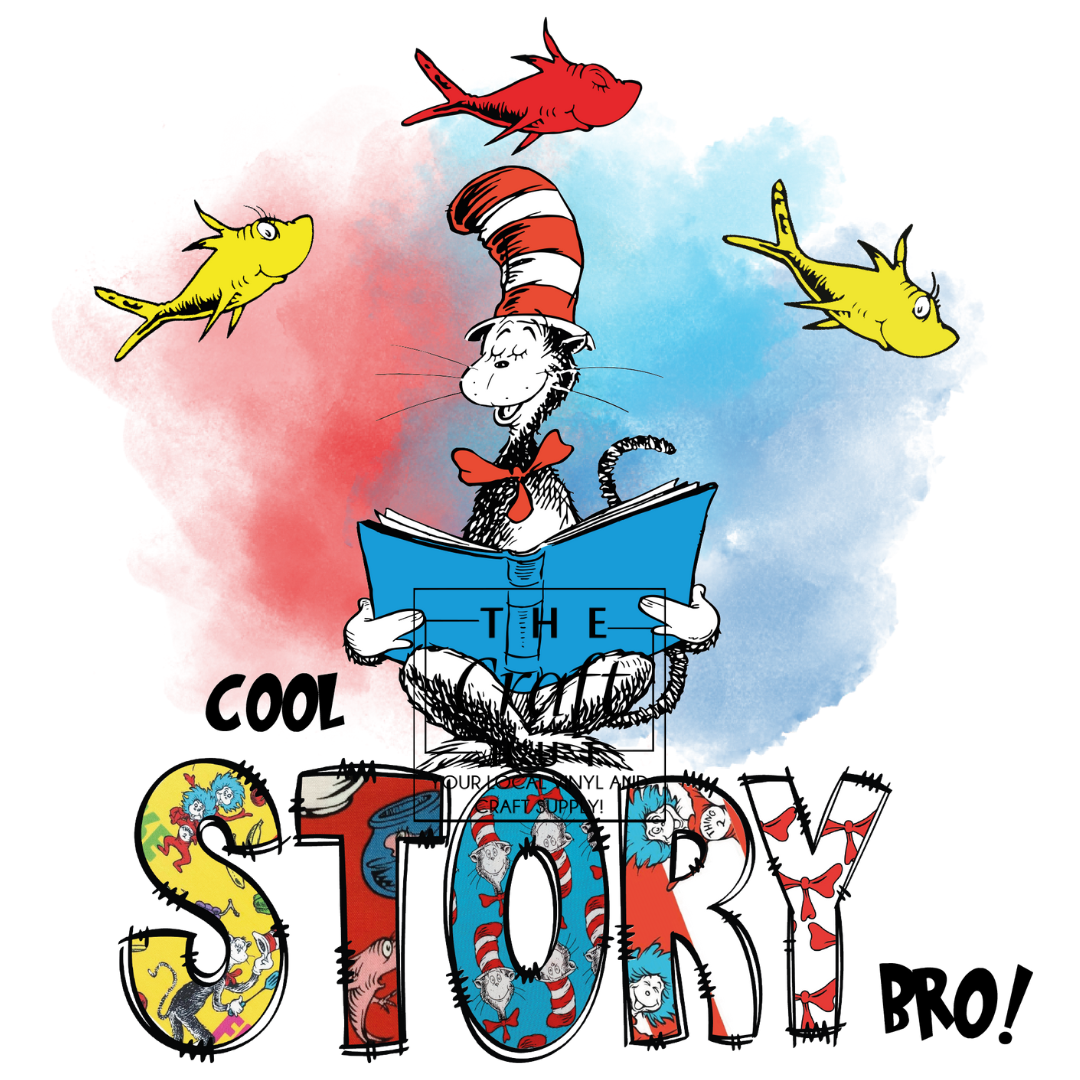 Reading Month DTF- Cool Story Bro (Youth) – The Craft Hut SCS