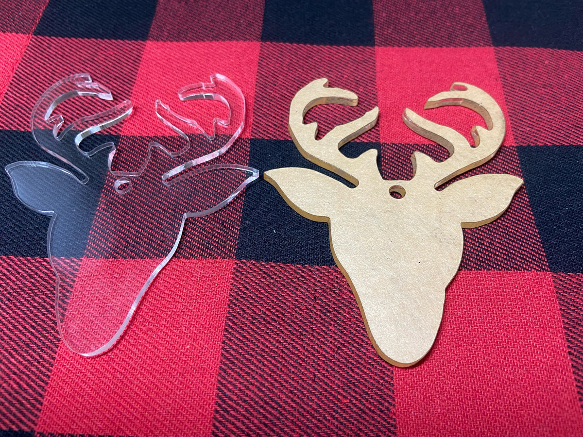 Clear Acrylic Reindeer – The Craft Hut SCS