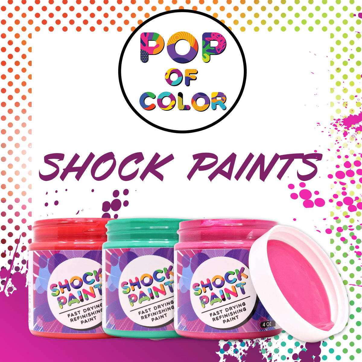 Pop Of Color Paint 4OZ – The Craft Hut SCS